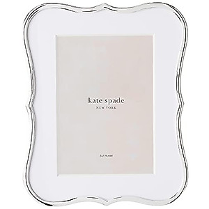 Kate Spade New York Crown Point Silver-Plate Picture Frame, 5" x 7"