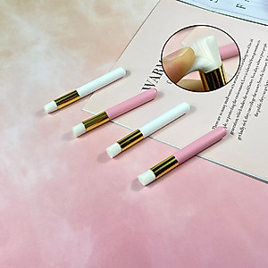 4 Pcs Lash Shampoo Brushes Eyelash Extension Nose Pore Blackhead Facial Deep Cleaning Washing Brush Tools for Women