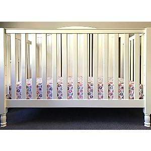 Vera Elephant 100% Cotton Crib Fitted Sheet (Petal Grey)
