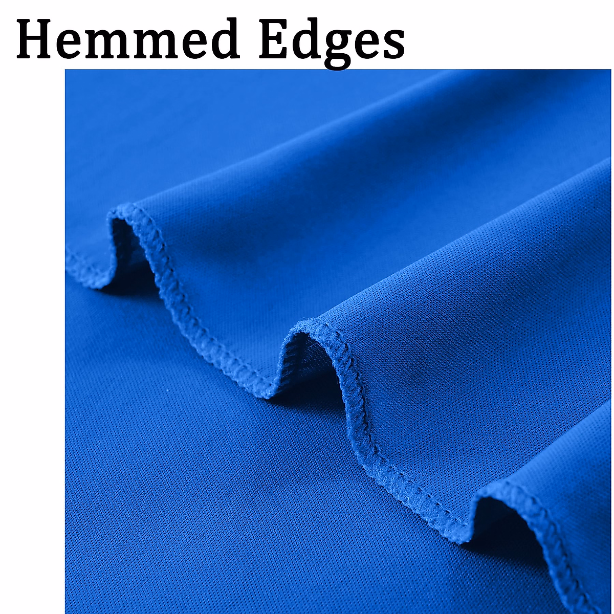 20ft x 10ft Royal Blue Backdrop Curtains for Parties, 4 Panels 5x10ft Wrinkle Free Silky Polyester Photo Backdrop Drapes Background for Birthday Graduation Photography Party Decorations