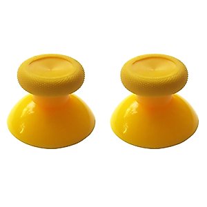 OSTENT 6 x Colorful Analog Stick Cap Replacement for Microsoft Xbox One Controller - Color Yellow