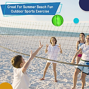 5 Inch PVC Mini Basketball for Indoor Basketball Mini Hoops, Soft 5" Rubber Small Repacement Basketball for Over Door Basketball Hoop Sets, Little Basketballs for Kids Rainbow (6 PCS with Air Pump)