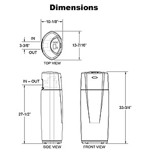 Whirlpool WHES40E 40,000 Grain Water Softener + Central Water Filtration System