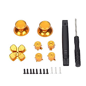 Full Buttons Set, Stylish Accurate Personalized Gamepad Buttons Aluminum Alloy for PS5 Game Controller