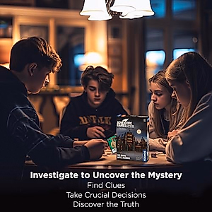 Adventure Games: The Grand Hotel Abaddon - A Kosmos Game from Thames & Kosmos | Collaborative, Replayable Storytelling Gaming Experience for 2 to 4 Players Ages 12+, Grey