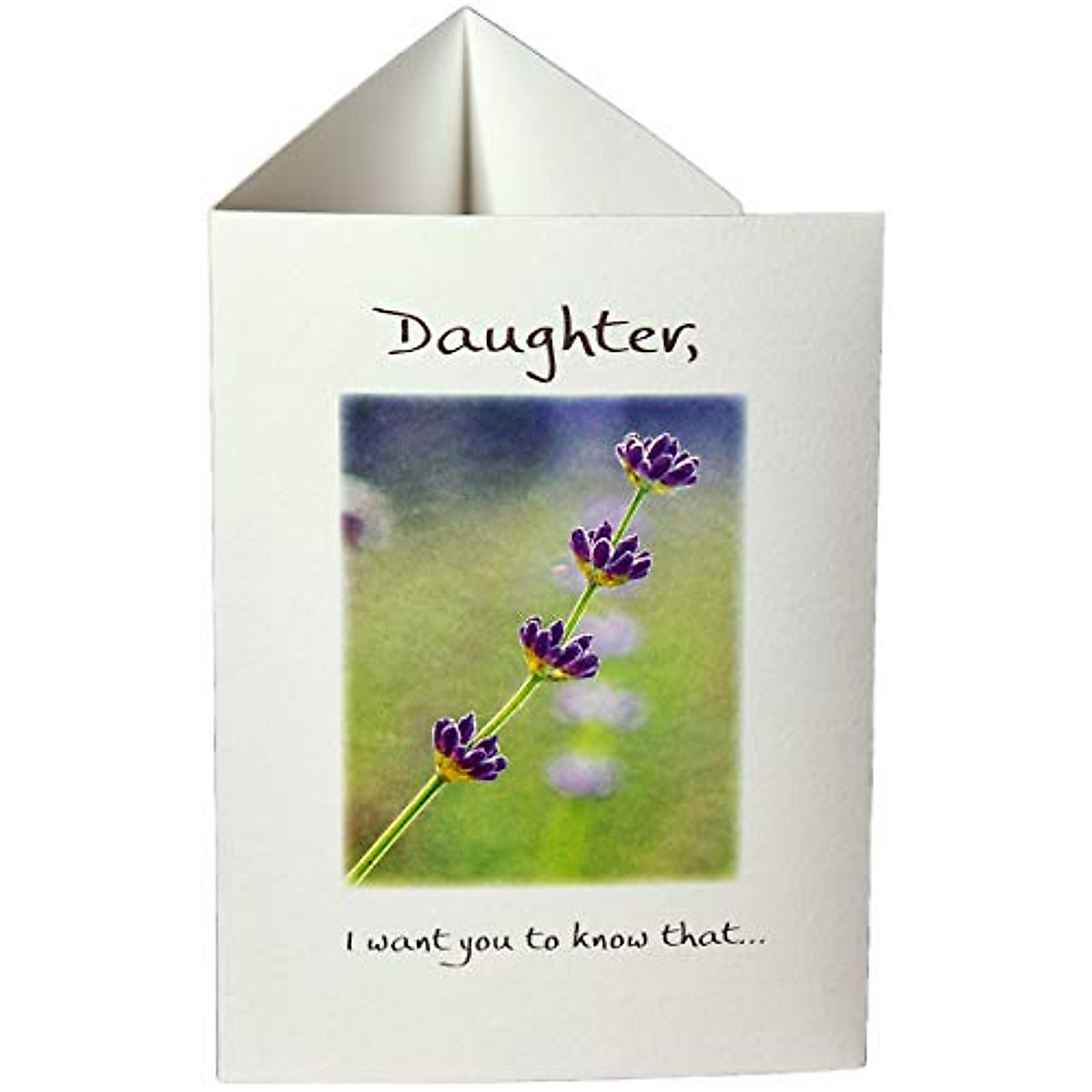 Blue Mountain Arts Greeting Card “Daughter, I Want You To Know That…” Is The Perfect Birthday, Graduation, “Thinking of You,” or “I Love You” Card From a Mom or Dad, by Douglas Pagels