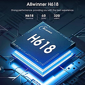 Android TV Box 12.0, T95MAX Android TV Box H618 4GB 32GB Android Box Support 2.4G/5.8G WiFi6 Bluetooth 5.0 Ethernet LAN 6K 3D TV Box