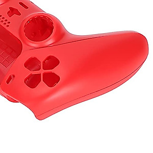 Controller Replacement Shell, Console Game Accessories ABS Material Durable Comfortable Hand Feel Easy Installation for Repair Parts(red)