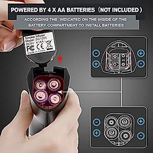 NEXT-SHINE Smoke Infuser Gun Starter Kit, Handheld Cocktail Smoker with 12 Inch Cloche, Accessories and Wood Chips, Cold Smoky Flavors for Food Drinks