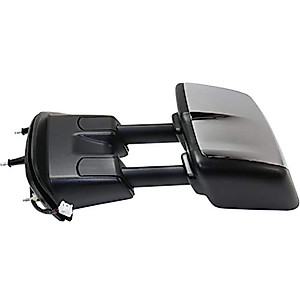 Garage-Pro Mirror Compatible with 2012-2021 Nissan NV1500, 2012-2021 NV2500 and 2012-2021 NV3500 Towing, Driver Side, Heated, Power Glass, Blind Spot Glass
