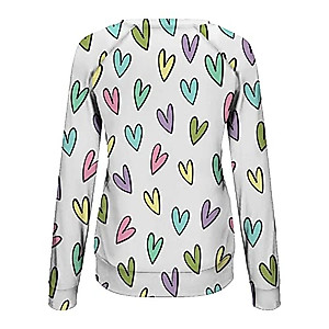 Women's Valentines Day Shirt Trendy New Years Eve Top Stocking Stuffers for Teens 2023 Multicolor
