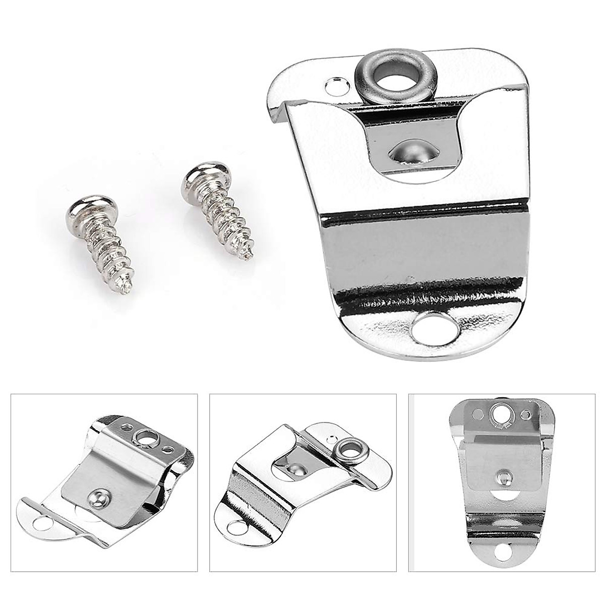 Microphone Hang Up Clip, Mic Microphone Holder Clip, Equipped with Screws, car Radio Microphone mounting Clip