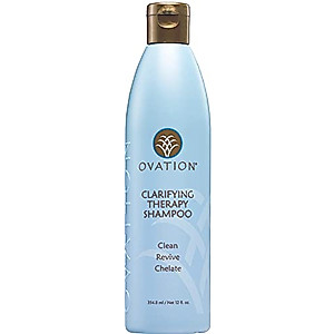 Ovation Clarifying Shampoo - For Healthier and Better Looking Hair. Safe for Color Treated Hair. Dermatologist Reviewed. Cruelty Free and No Parabens. Made in the USA.