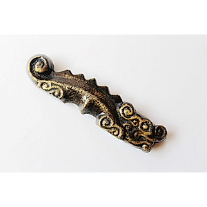 Cast Iron Dragon Shape Brush Rest Calligraphy Painting Sumi-e Tool