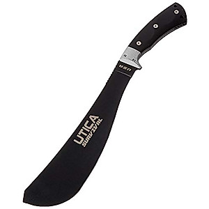 Utica USA Since 1910 – Stealth I, Machete and has Micarta Handle is Made in USA. Perfect Survival Tool, Hunting, Camping or Any Outdoor Activities