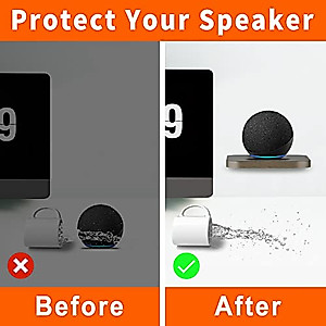 Universal Speaker Wall Mount for Most of Speaker Shelf, Adjustable Wall Shelf for Samsung, Bose, LG, Sonos, Sony, Klipsch, JBL Speaker Mount, Wooden Floating Wall Shelves with Hardware Kit, Set of 2