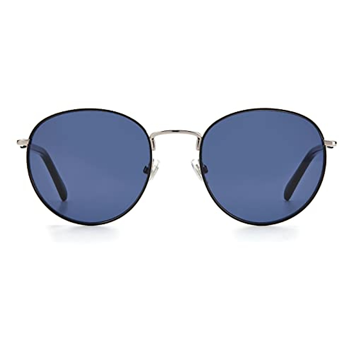 Fossil Men's Male Sunglass Style FOS 3120/G/S Oval, Ruthenium/Blue, 52mm, 20mm