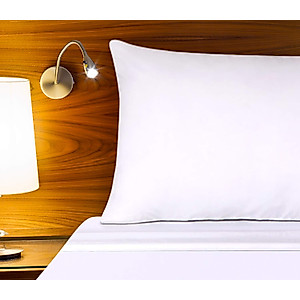 Utopia Bedding Cotton Blend Pillowcases Queen Size - 12 Pack - T-180 Bulk Pillowcase Set- Perfect for Home, Hospital & Hotel Quality Pillow Covers 20 X 30 (Queen, White)