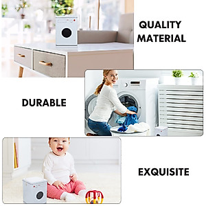 Washing Machine Shape Candy Storage Box Food Storage Containers with Lid Multigrain Storage Tin Canister Bin Sundries Holder Decor