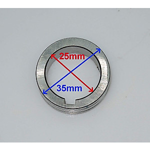 CHNsalescom European Style Mig Welder Wire Feed Drive Roller Roll Parts OD35mm ID25mm WI8mm (U-Groove .045"-1/16" )
