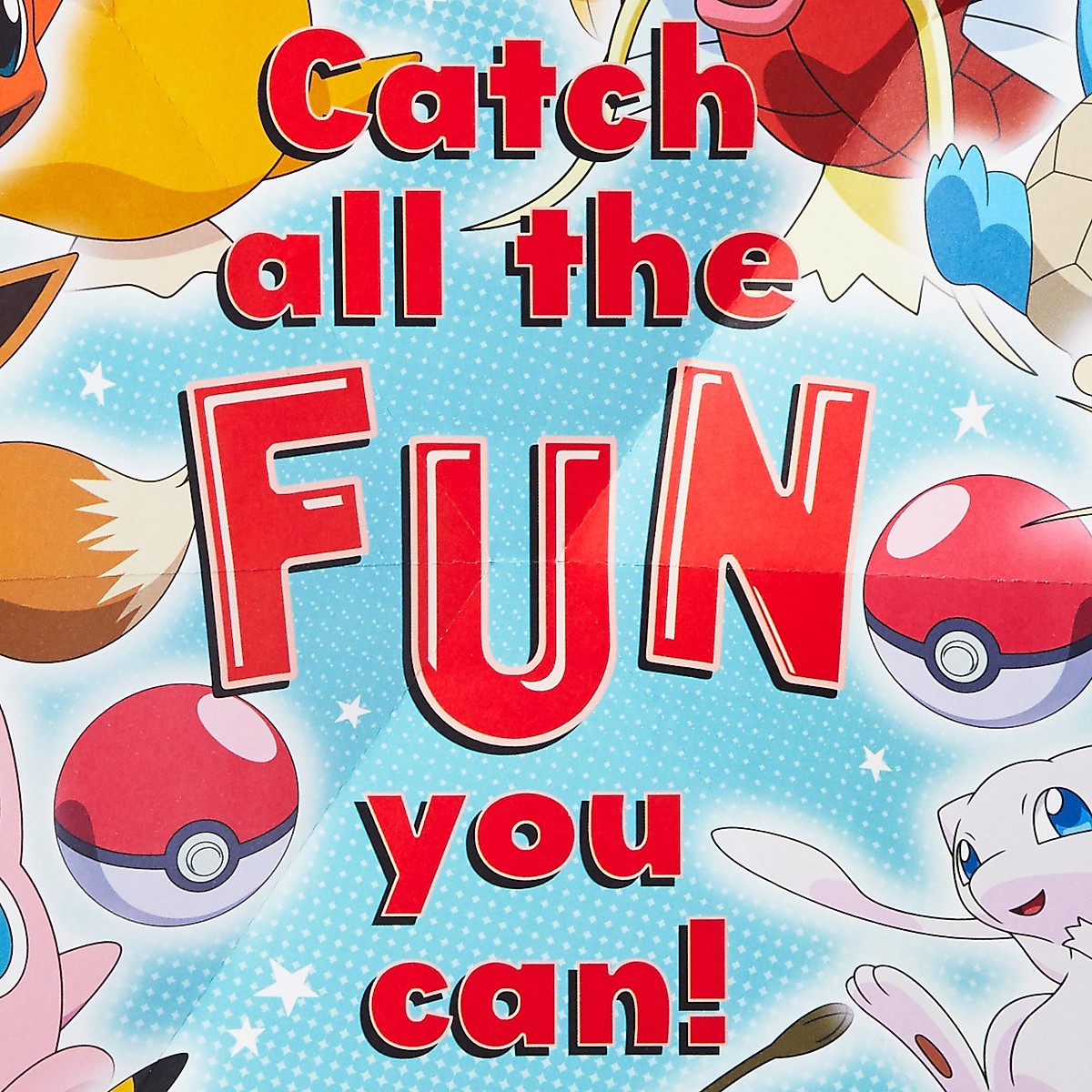 Hallmark Pokémon Pop Up Birthday Card for Kids (Pikachu, Squirtle, Charmander, Bulbasaur)