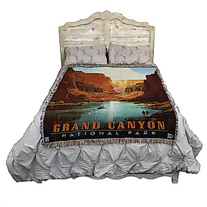 Pure Country Weavers Grand Canyon National Park Blanket by David Owens - Anderson Design Group Inc - Gift Tapestry Throw Woven from Cotton - Made in The USA (72x54)