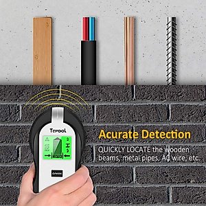 Stud Finder Sensor Wall Scanner - 4 in 1 Electronic Stud Sensor Beam Finders Wall Detector Center Finding with LCD Display for Wood AC Wire Metal Studs Joist Detection