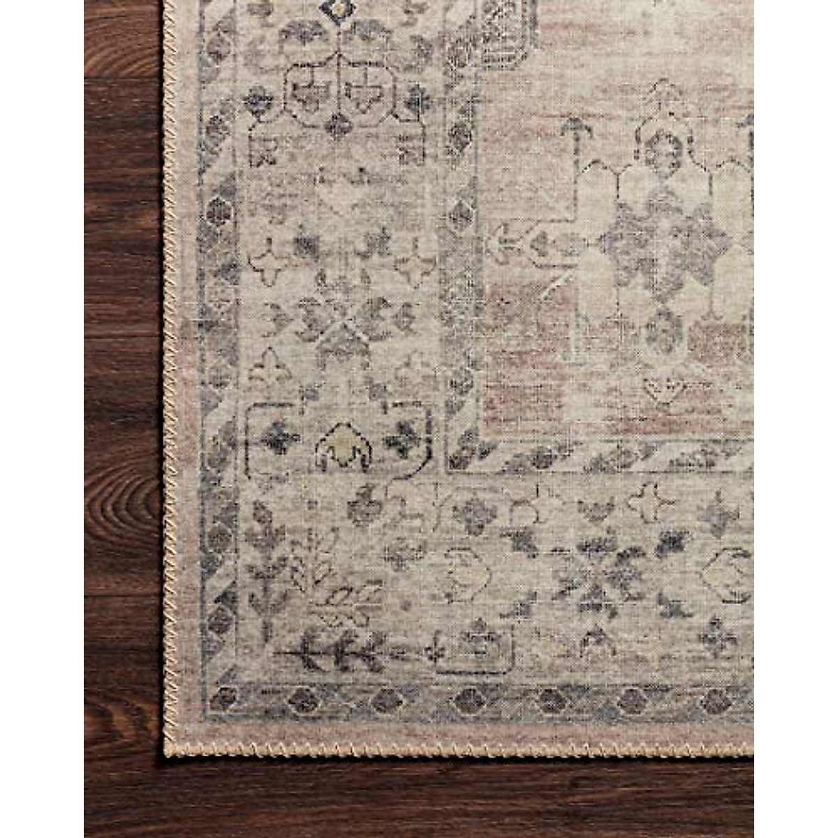 Loloi II Hathaway Collection HTH-03 Java/Multi, Traditional Area Rug, 5'-0" x 7'-6"