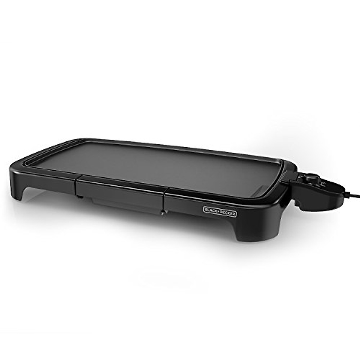 BLACK+DECKER GD2011B Family-Sized Electric Griddle with Drip Tray