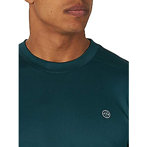 ATG by Wrangler Men's Long Sleeve Performance Sun Shirt, Deep Green, X-Large Tall