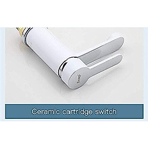 Kitchen Taps Kitchen Tap Kitchen Tap Fashion Style Home Multi-Color Bath Basin Faucet Cold and Hot Water Taps Black White Bathroom Mixer