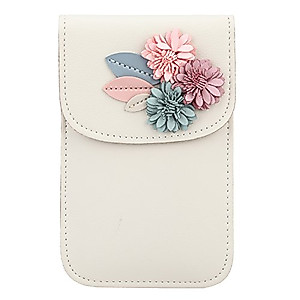 Fawziya Coin Purse Id Lanyard Flower Evening Bags And Clutches For Women Cell Phone Bags-Beige