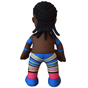 Bleacher Creatures WWE Kofi Kingston 10" Plush Figure - A Wrestling Superstar for Play or Display
