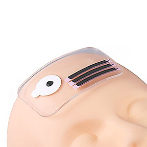 4Pcs Clear Silicone False Eyelash Holder Pads for Eyelash Extensions Tools 3.54'' x 2''