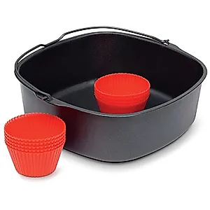 Philips Kitchen Appliances Master Accessory Kit with Baking Pan and Silicone Muffin Cups, XXL models, Black