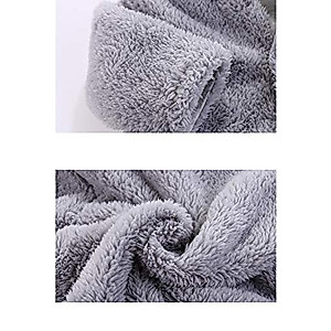 VNVNE Newborn Baby Cartoon Bear Snowsuit Warm Fleece Hooded Romper Jumpsuit (Pink,0-3 Month)