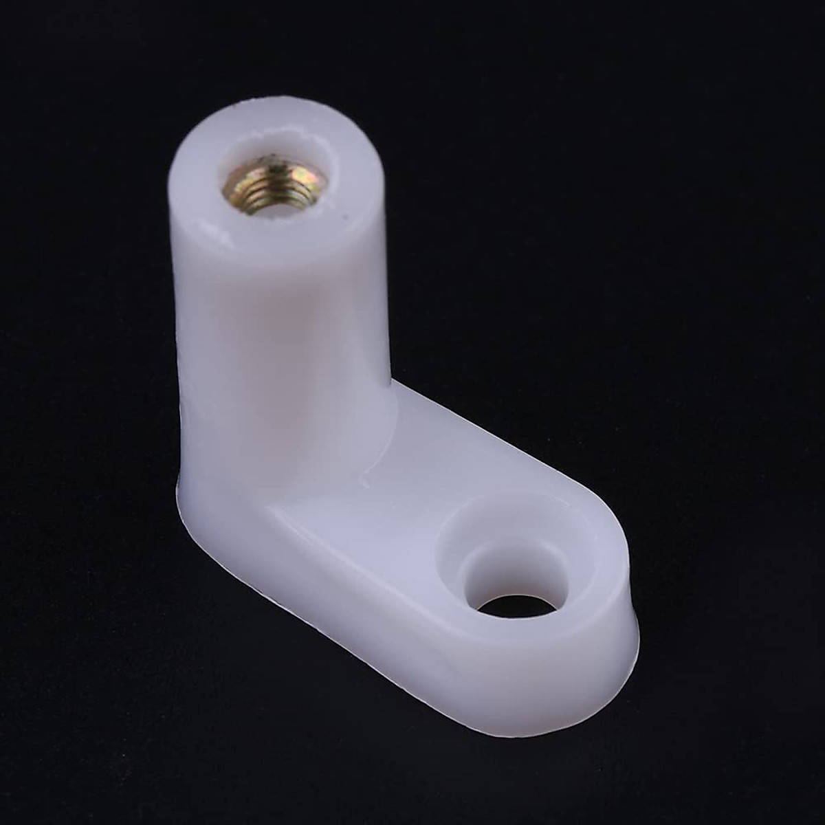 Crazy Sales Arcade Gaming, Plastic White Plastic Feet Steel 100pcs Mounting Feet, for Arcade Home Arcade Gaming Board Fixing Gaming Board