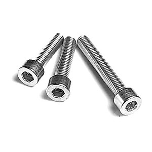 50pcs M5X25 Stainless Steel Button Head Hex Socket Cap Screw-M5 Hex Socket Tapping Screw Bolts for Bike Water Bottle Cage Holder Bracket Rack