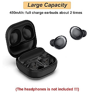 Charging Case for Samsung Galaxy Buds Pro (SM-R190), Replacement Charger Cradle Station Box with USB Type-C Cable for Galaxy Buds Pro Earbuds (Black)
