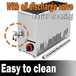 YXCUSAM Commercial Deep Fryer, 21L Hot Corn Dog Fryer, Automatic Cheese Hot Dog Sausage Grill Stove Sticks, Adjustable Temperature