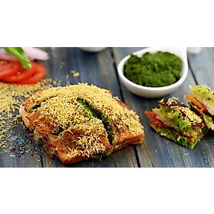 Aluminium Non-Stick Sandwich Maker Nonstick Plates Stove top Toasted Sandwich Snack Maker for Kids, (Black)