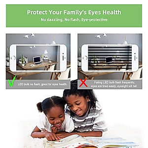 Ganiude E17 Intermediate Base LED Bulbs, 6W (60-Watt Equivalent) G14 Globe Light Bulbs, 600LM 5000K Daylight, Non-Dimmable Ceiling Fan Light Bulbs, Pack of 4