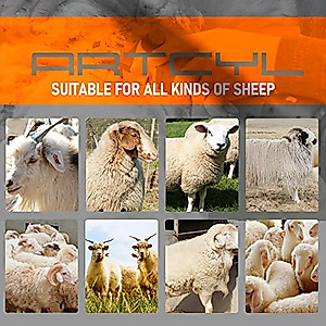 Sheep Shears, 550W Professional Electric Sheep Shears for Dog with Thick Hair, Sheep Clippers Equine Goat Pony Cattle and Large Thick Coat Animals, 6 Speeds Heavy-Duty Farm Livestock Haircut Trimmer