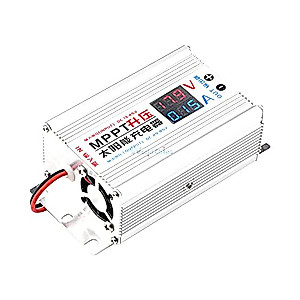Deeoee 200W DC 13-45V 10A MPPT Boost Solar Charger Controller Module Battery Set-UP Voltage Regulator with LED Digital Display