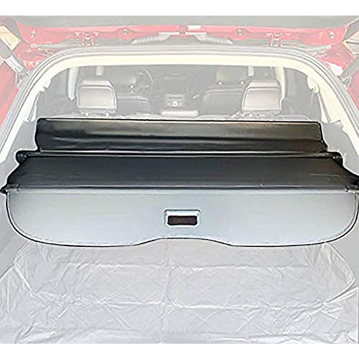 kaungka Cargo Cover Retractable for 2015-2024 Ford Edge Black (There is no Gap Between The Back Seats and The Cover)
