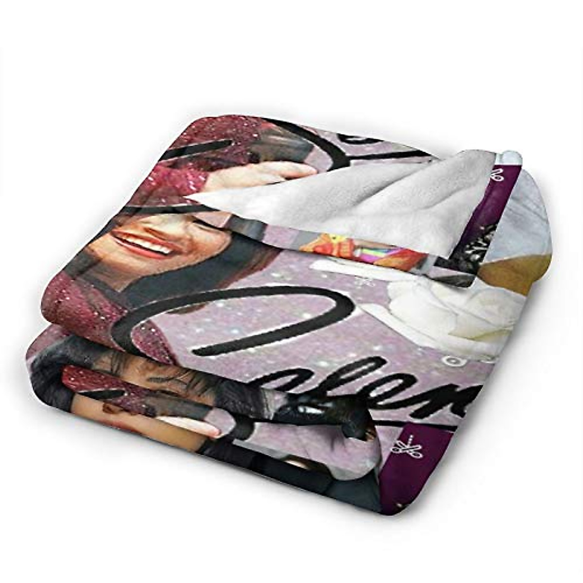 Uilove Selena Quintanilla Fleece Blanket Soft Cozy Throw Blanket Flannel Blankets for Couch Bed Living Room 50X40 Inch