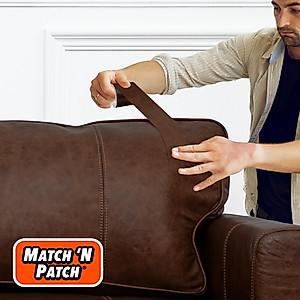 Match 'N Patch Realistic Brown Leather Repair Tape