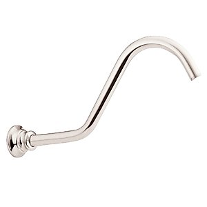 Moen S113NL Waterhill 14-Inch Shower Arm, Polished Nickel, 0.5