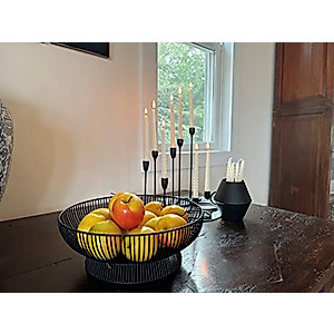 12 Piece Creamy White Twist Taper Candles, 2 Boxed Sets of 6, 4 Hours Burn Time, Paraffin Wax, 7.75 Inches