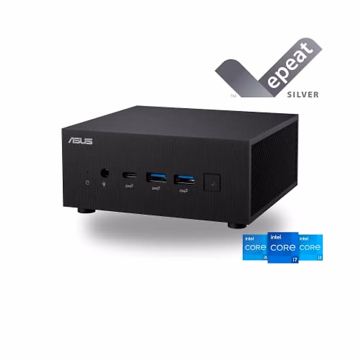 ASUS ExpertCenter PN64 Mini PC Barebone with Intel Core i3-1220P Mobile Processor, up to 32GB DDR5 RAM, Dual Storage Design, WiFi 6E, Bluetooth, USB-C with VESA Mount,Black